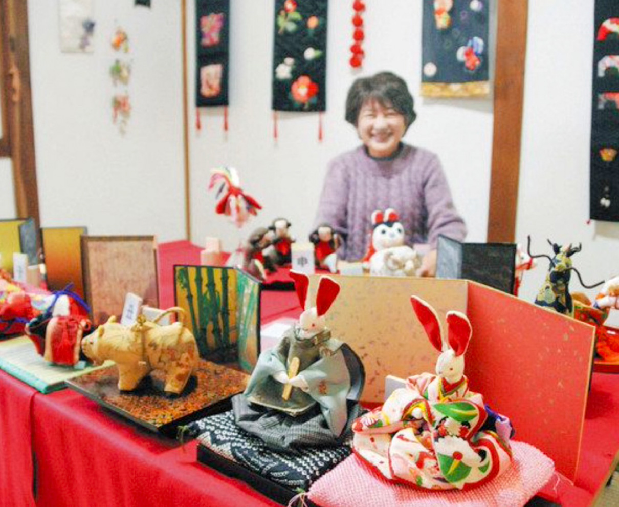 ちりめん細工 愛らしく 福井の牧田さん初個展 | 日々URALA（ウララ）福井県のおすすめ情報