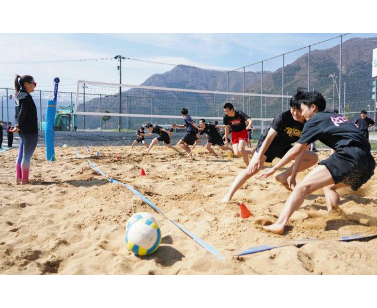 砂浜じゃないのにビーチバレーコート新設 大野高 | 日々URALA（ウララ）福井県のおすすめ情報