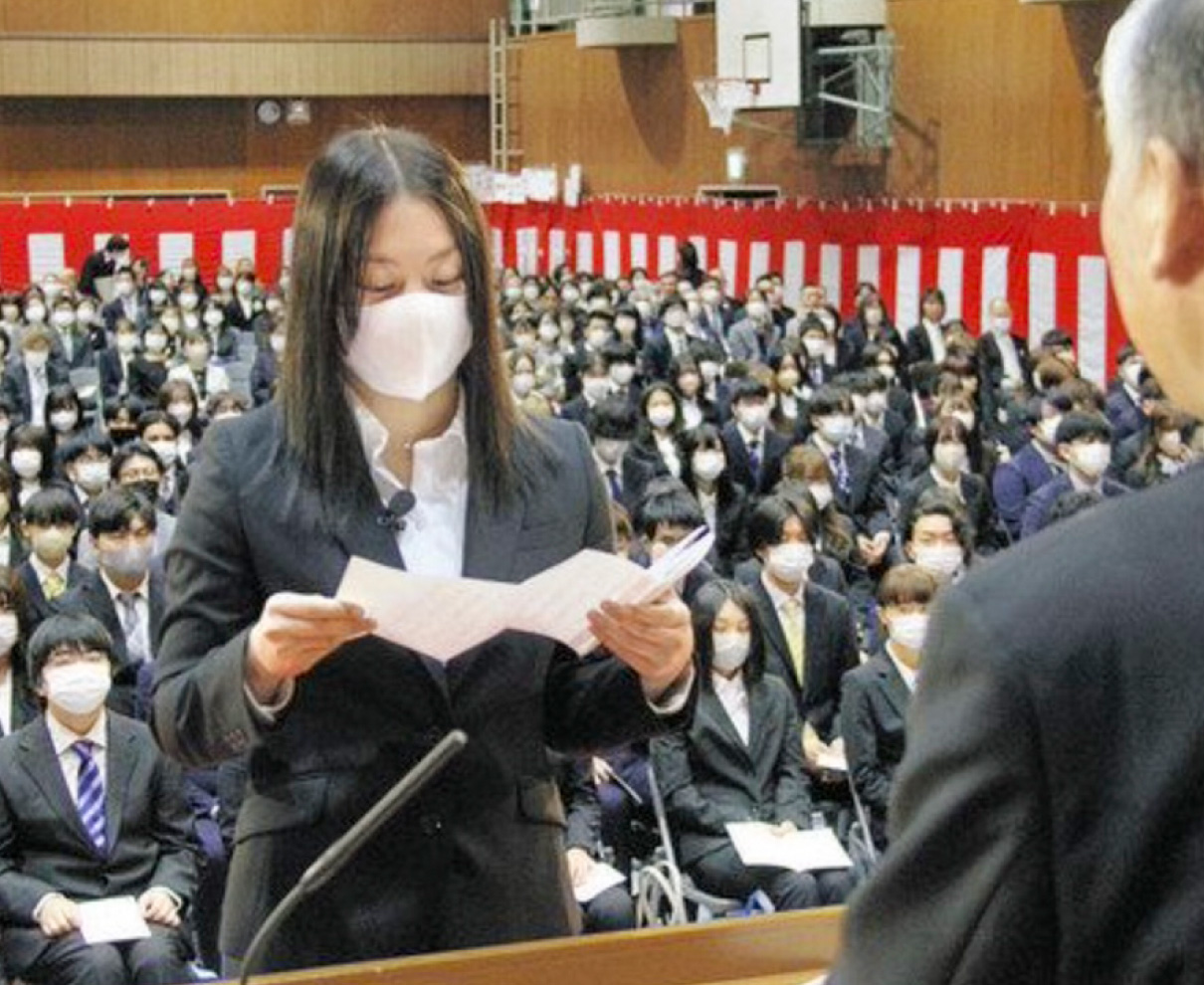 目標、夢を胸に入学式 仁愛大「努力怠らず成長」誓う | 日々URALA（ウララ）福井県のおすすめ情報