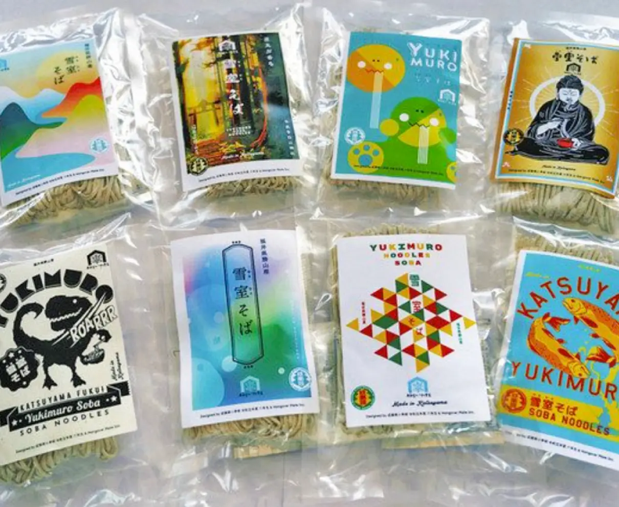 勝山の児童 練ったデザイン 雪室そばパッケージ | 日々URALA（ウララ）福井県のおすすめ情報