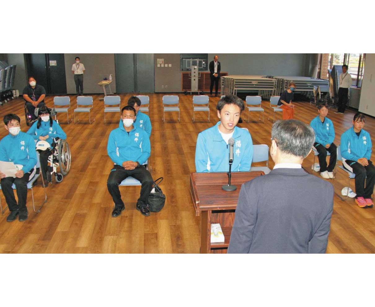 国体、障スポ「全力で頑張る」 坂井市激励会で選手ら誓う | 日々URALA（ウララ）福井県のおすすめ情報