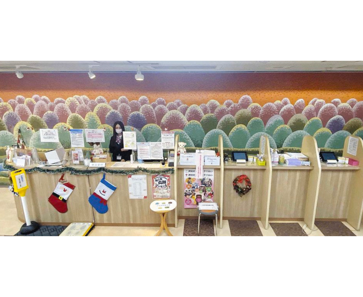 癒やしの壁画、作者はあの人 県赤十字血液センターの受付 | 日々URALA（ウララ）福井県のおすすめ情報